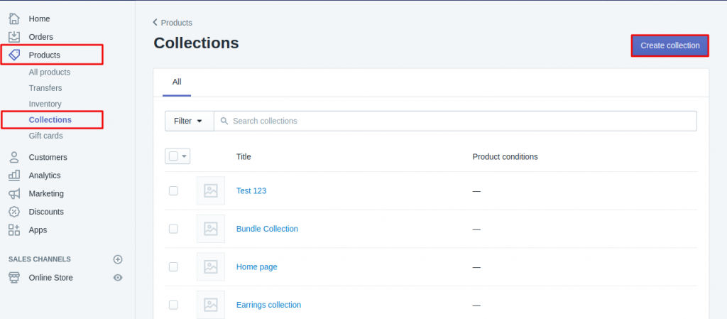 How to create a product collection in Shopify store? | aaaecommerce ...