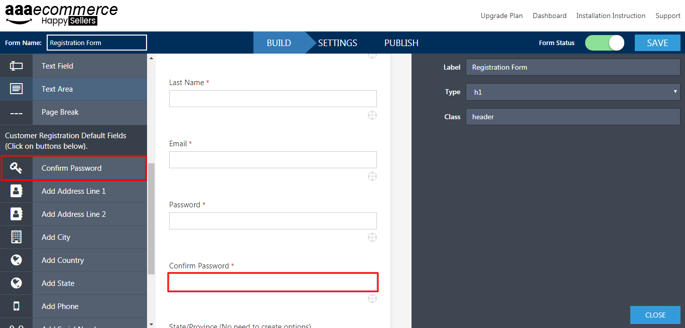 How to create a confirm password filed? | aaaecommerce How to create a confirm password filed? | aaaecommerce